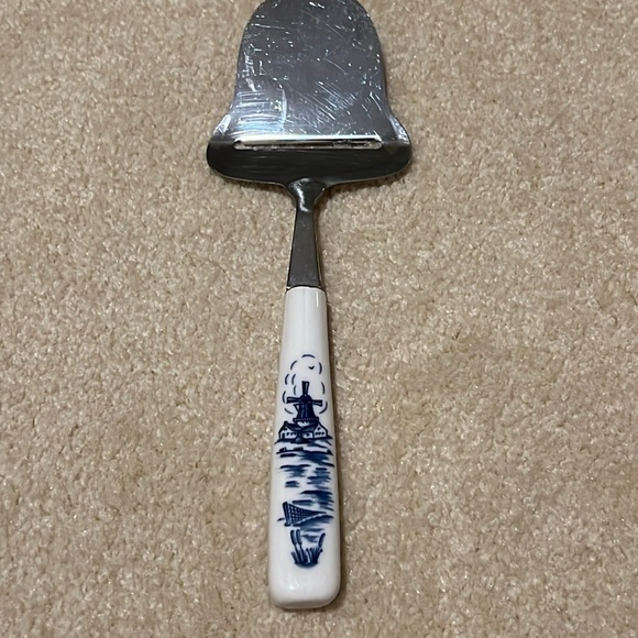 Vintage | Dining | Vintage Dutch Delft Votive Cheese Slicer | Poshmark